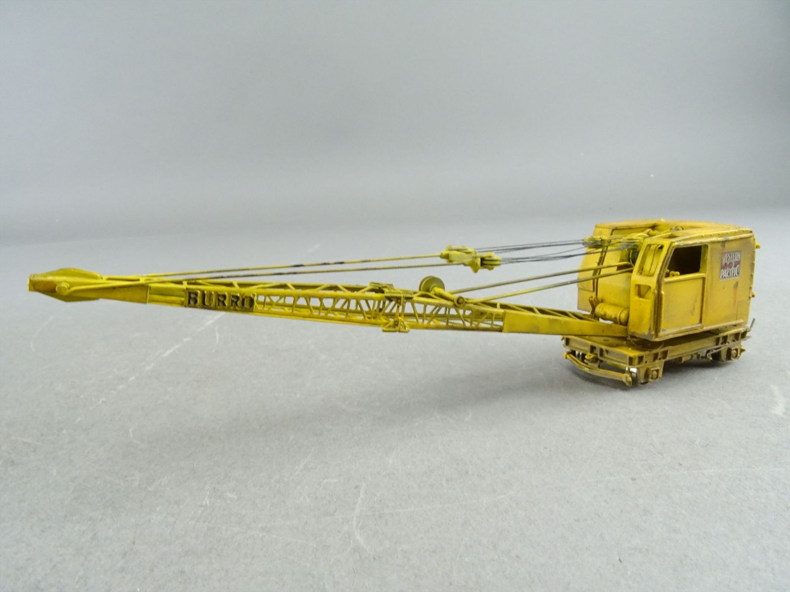 HO Brass Model - OMI 1316 WP Western Pacific Burro Crane Model 40 w ...