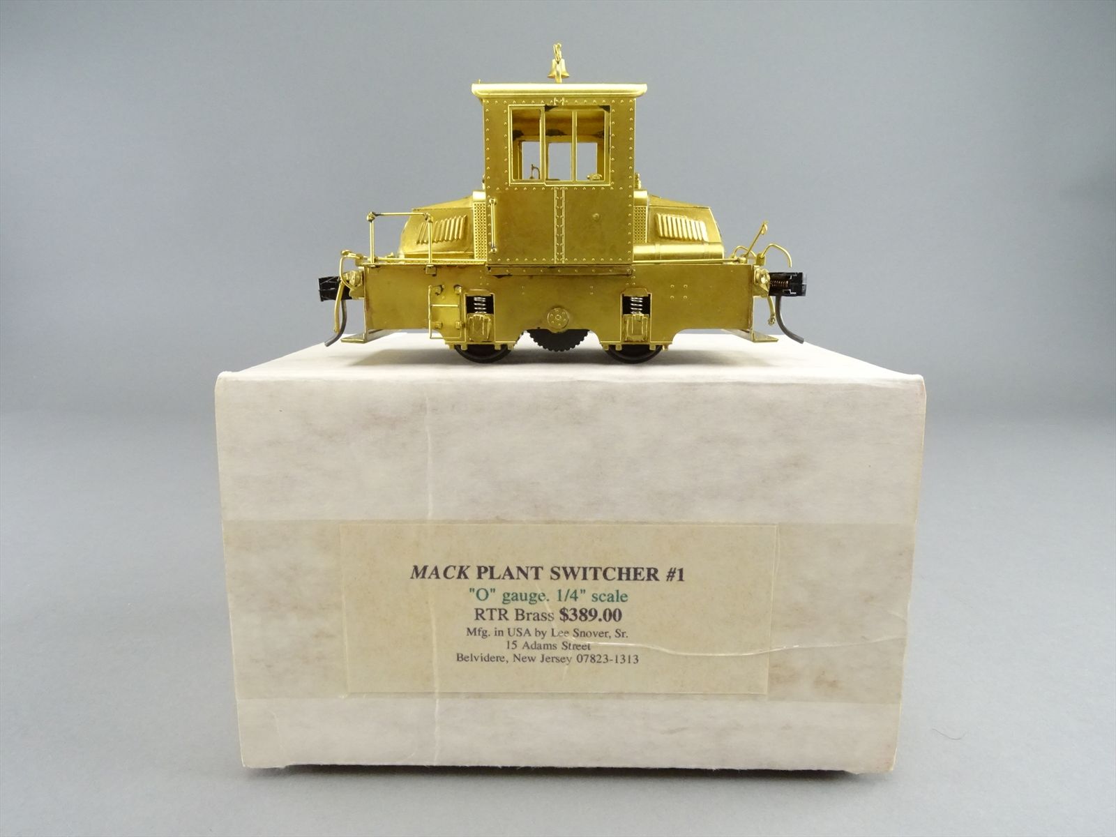 O Brass Model - Lee Snover MACK Plant Switcher #1 - Unpainted - #20 / 52
