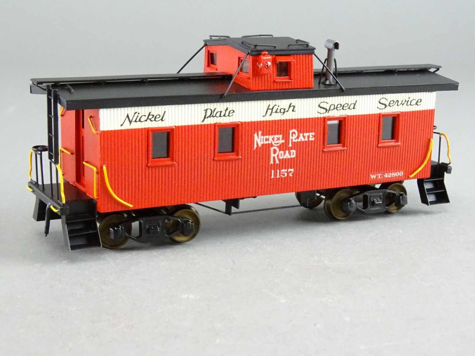 HO Brass Model - NPP NKP Nickel Plate Wood Caboose #1157 - Custom