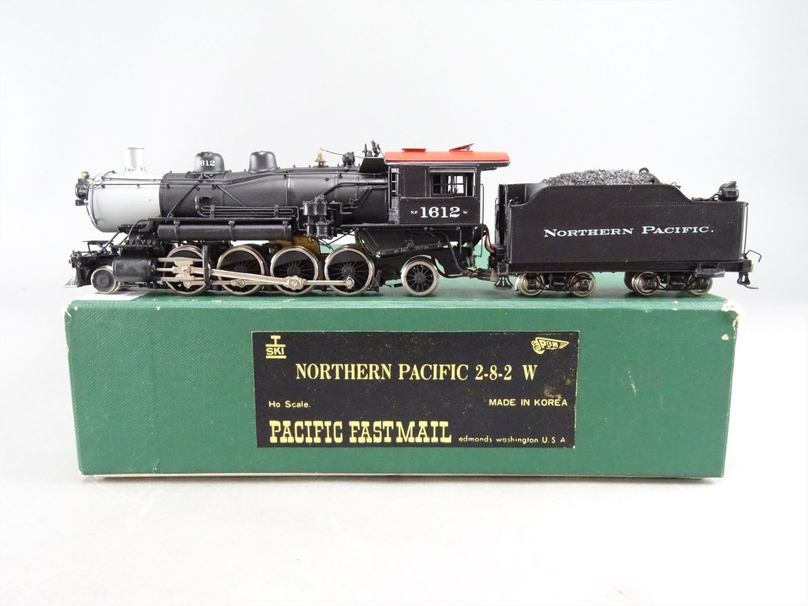 HO Brass Model - PFM NP Northern Pacific 2-8-2 Class W #1612 - Custom ...