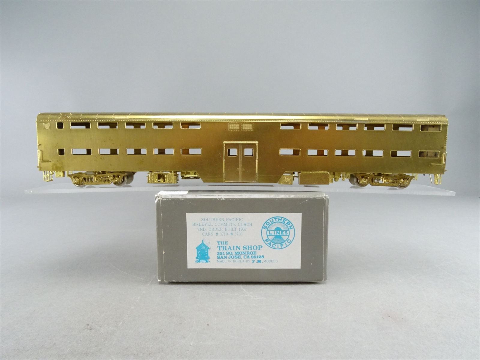 HO Brass Model - Trains Shop SP Southern Pacific Bi-Level Commuter ...