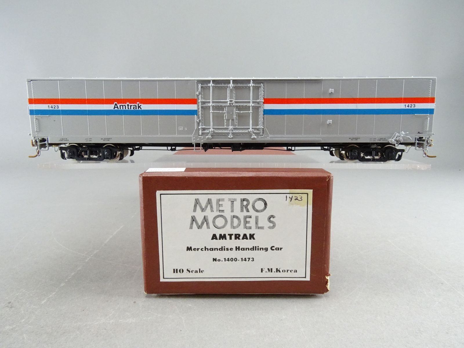 HO Brass Model - Metro Models Amtrak Merchandise Handling Car #1423 ...