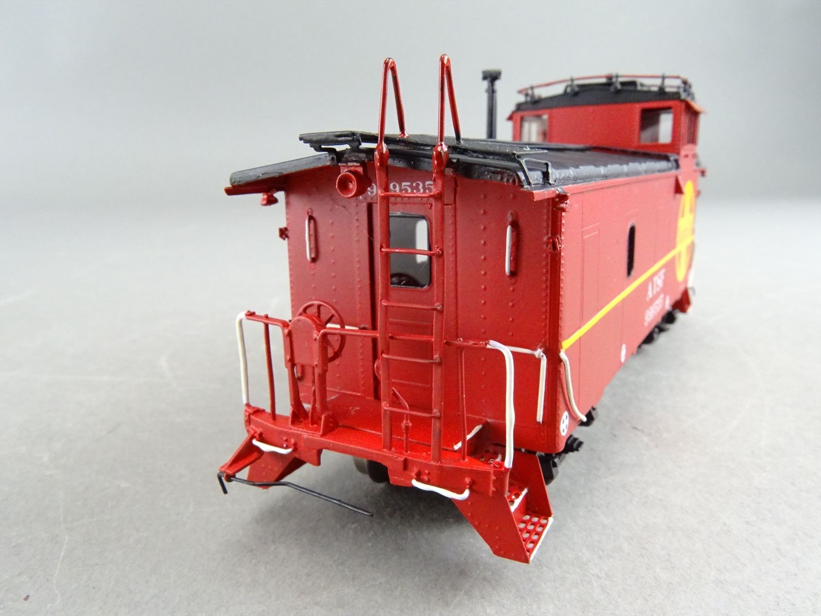 HO Brass Model - CIL 2092.1 AT&SF Santa Fe CE-2 Peaked Roof Caboose ...