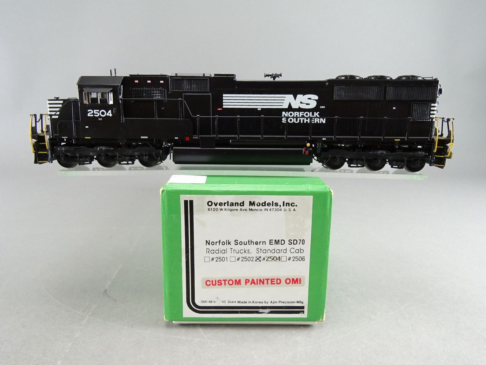 HO Brass Model - OMI 5814.1 NS Norfolk Southern SD70 #2504 - F/P - 1994 ...