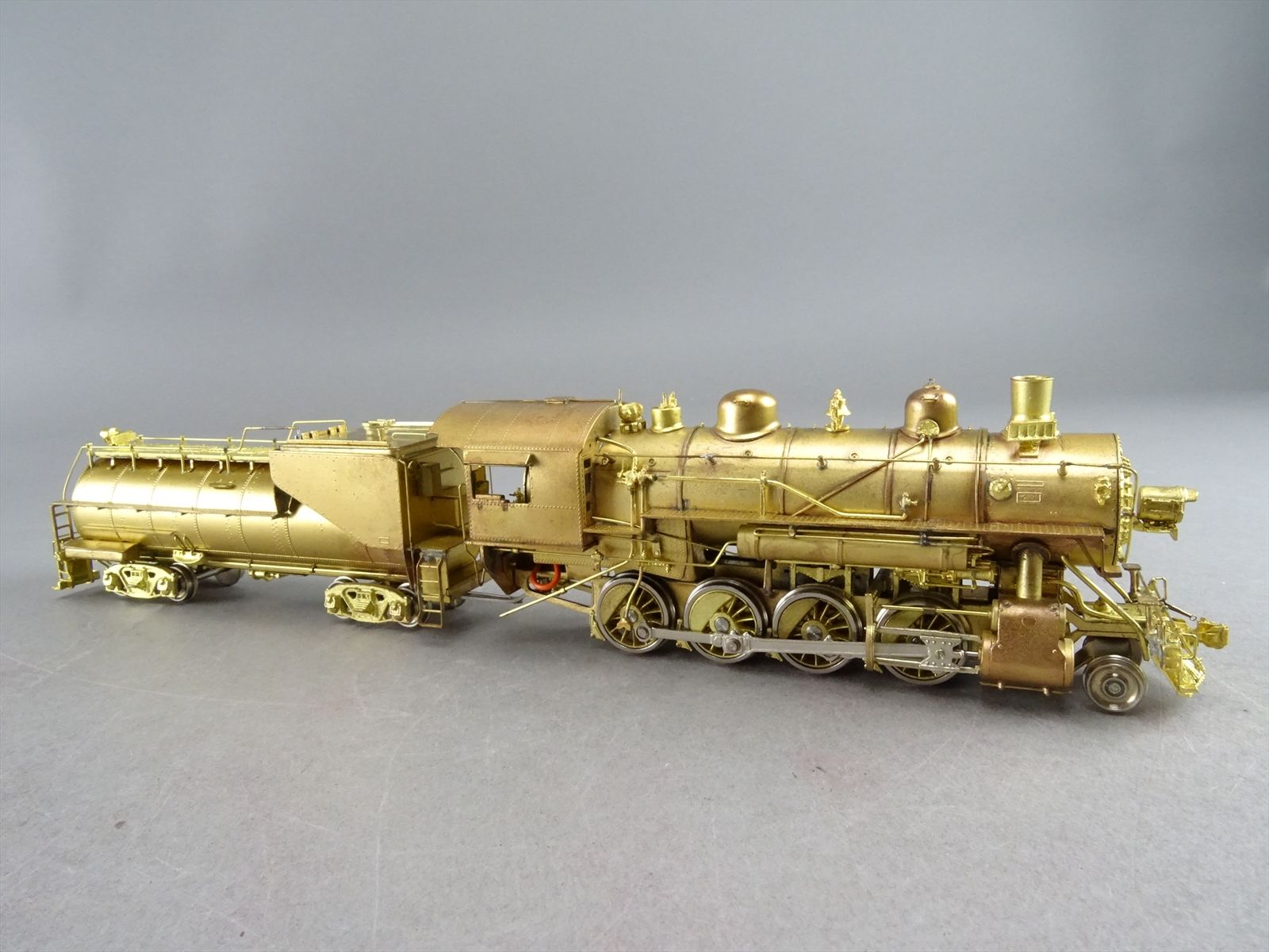HO Brass Model - Key SP Southern Pacific 2-8-0 C-10 #2842 - Unpainted - 1981 Run - Samhongsa