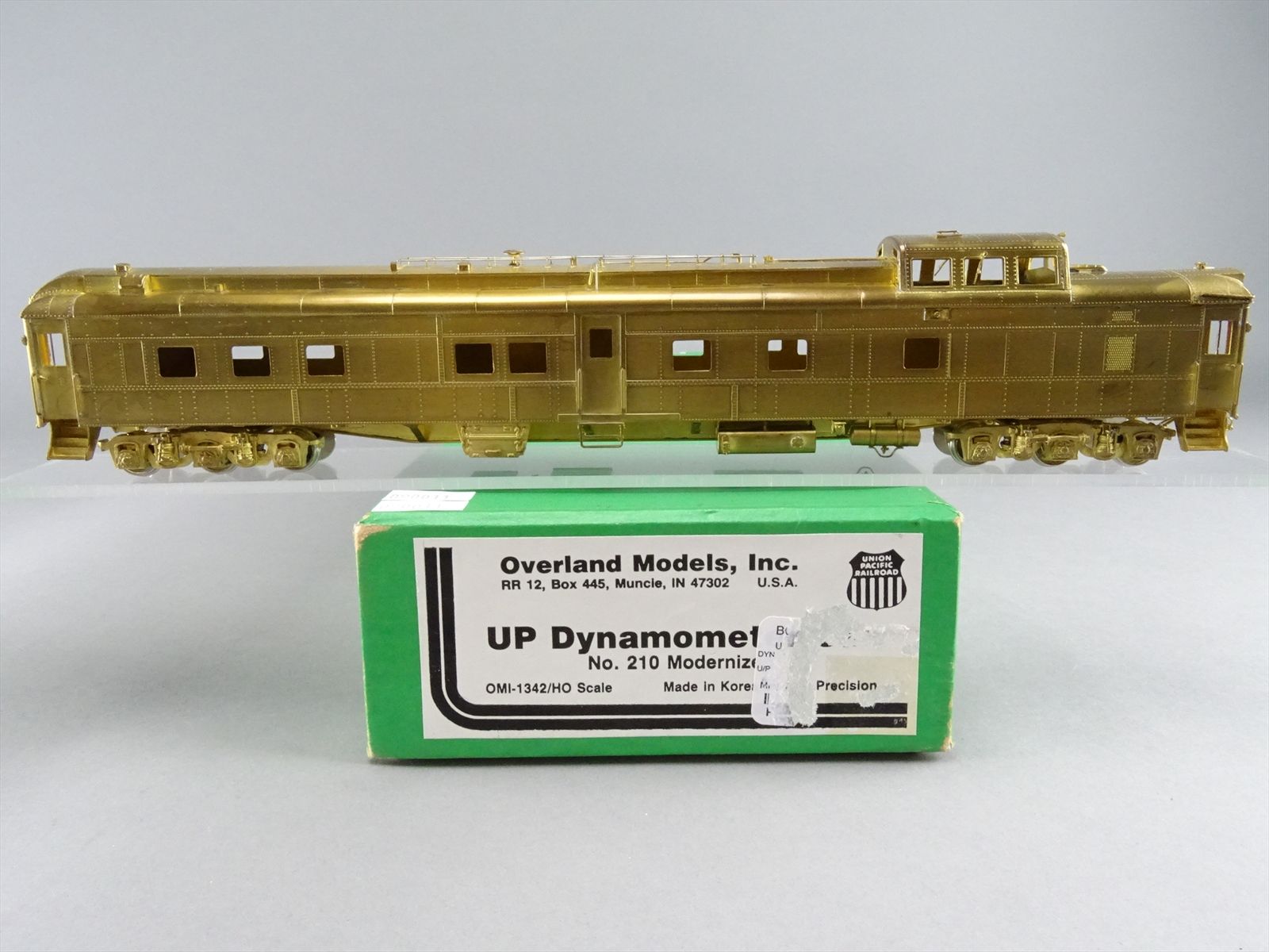 HO Brass Model - OMI 1342 UP Union Pacific Dynamometer Car #210 ...