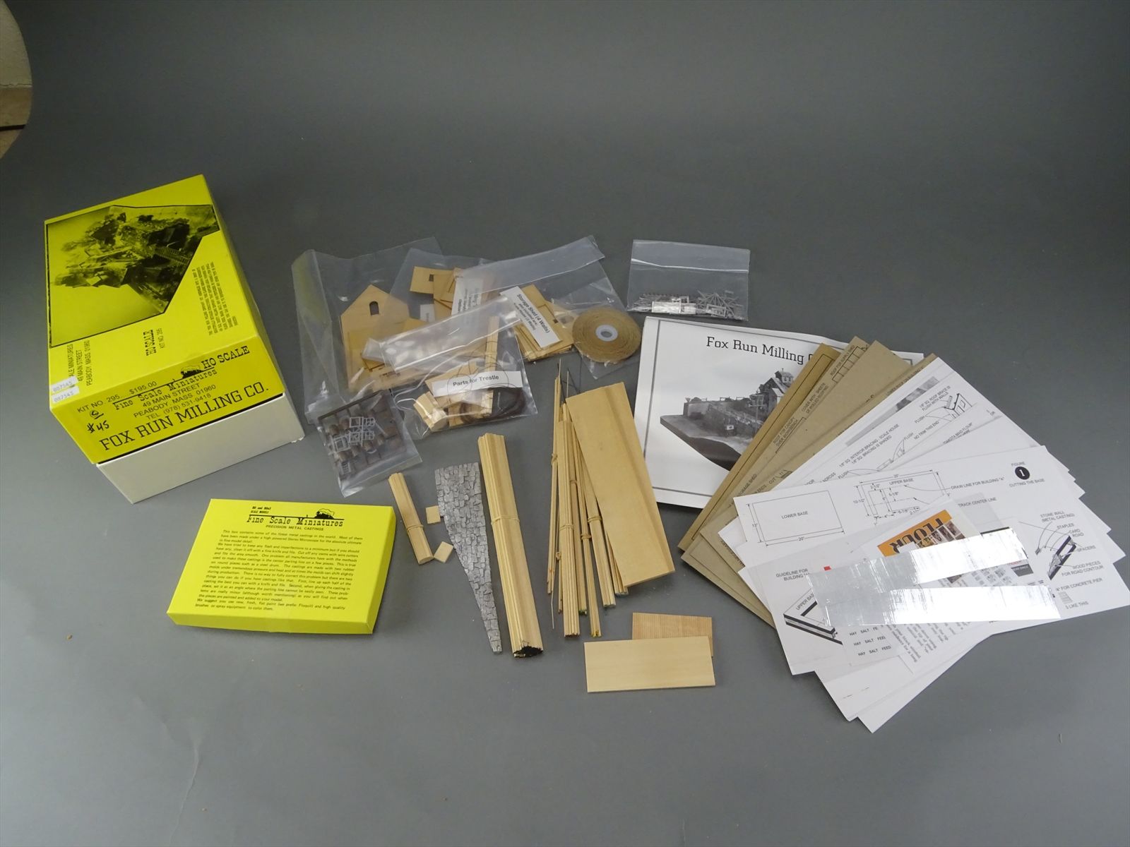 HO Scale Craftsman Kit - FSM Fine Scale Miniatures Kit #295 Fox Run Milling