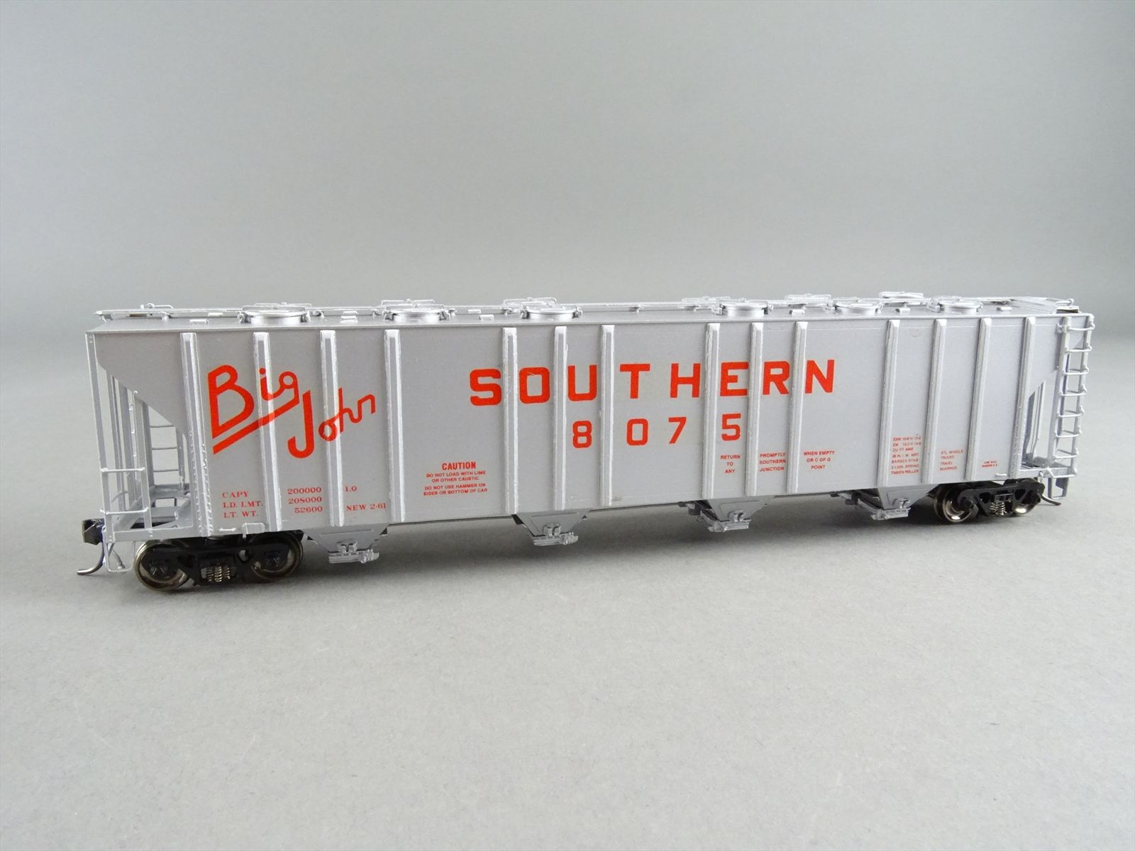 HO Brass Model - OMI 3318 SOU Southern Big John Covered Hopper #8075 ...