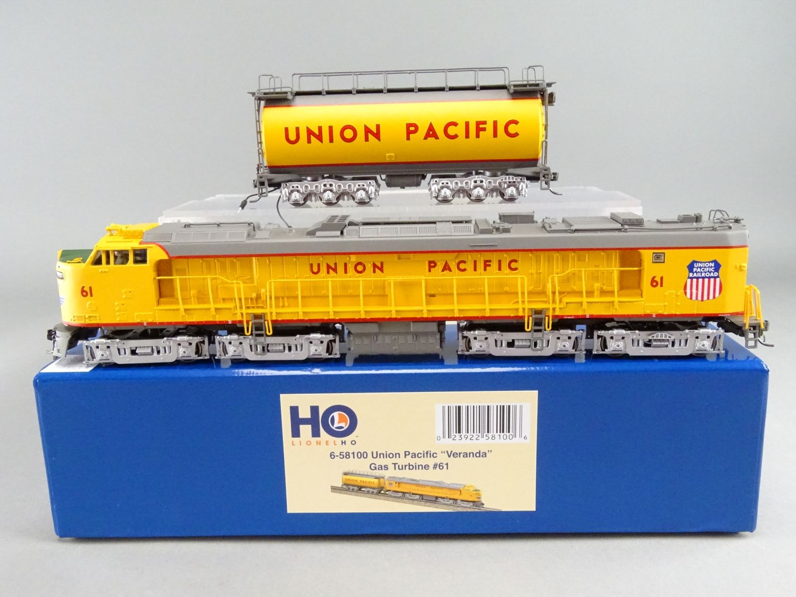 HO Scale Lionel 6-58100 Union Pacific "Veranda" Gas Turbine #61 w/ QSI ...