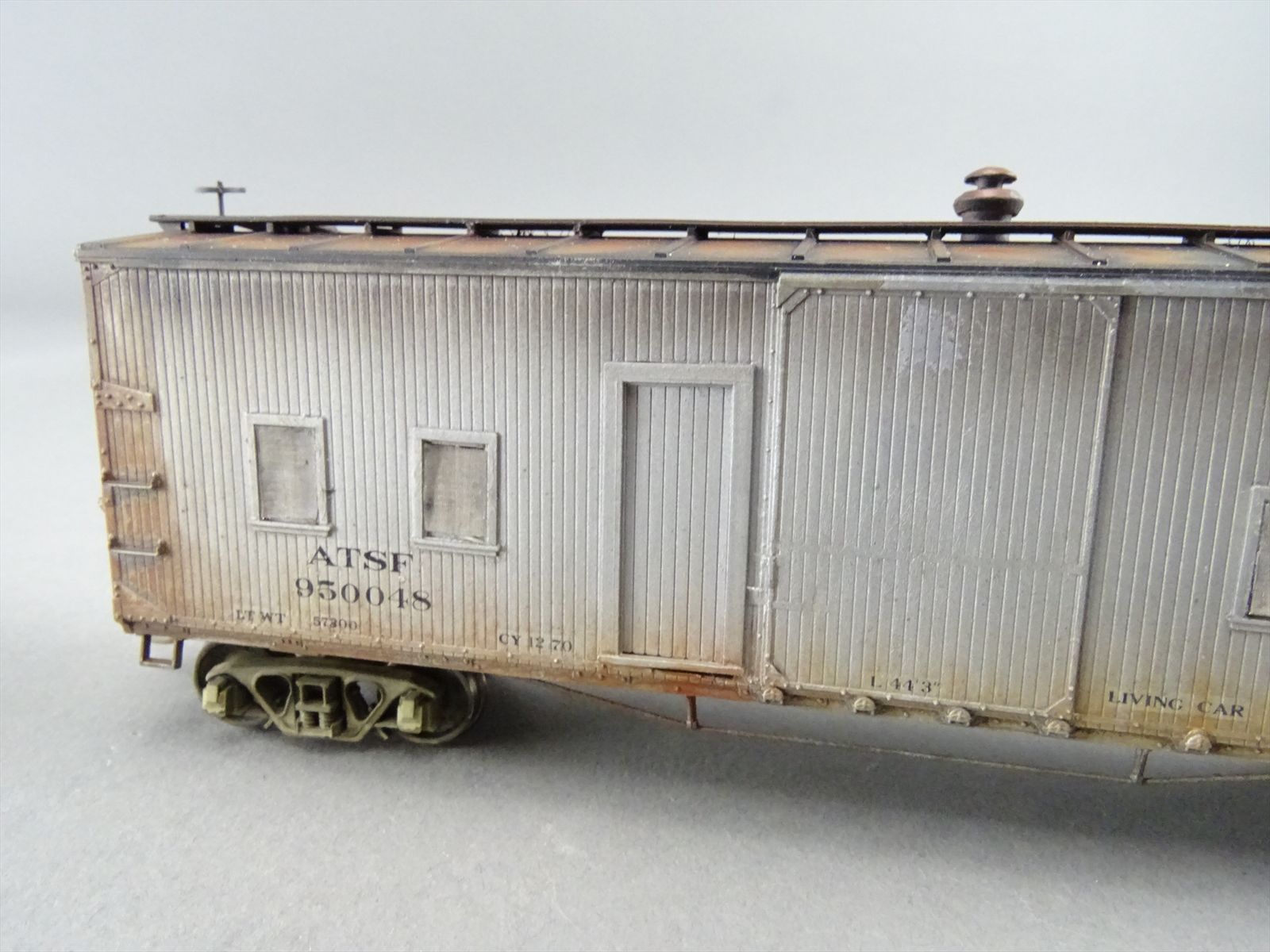 HO Plastic Model Rolling Stock - AT&SF Santa Fe Tool Car Wx-49 #950048 ...