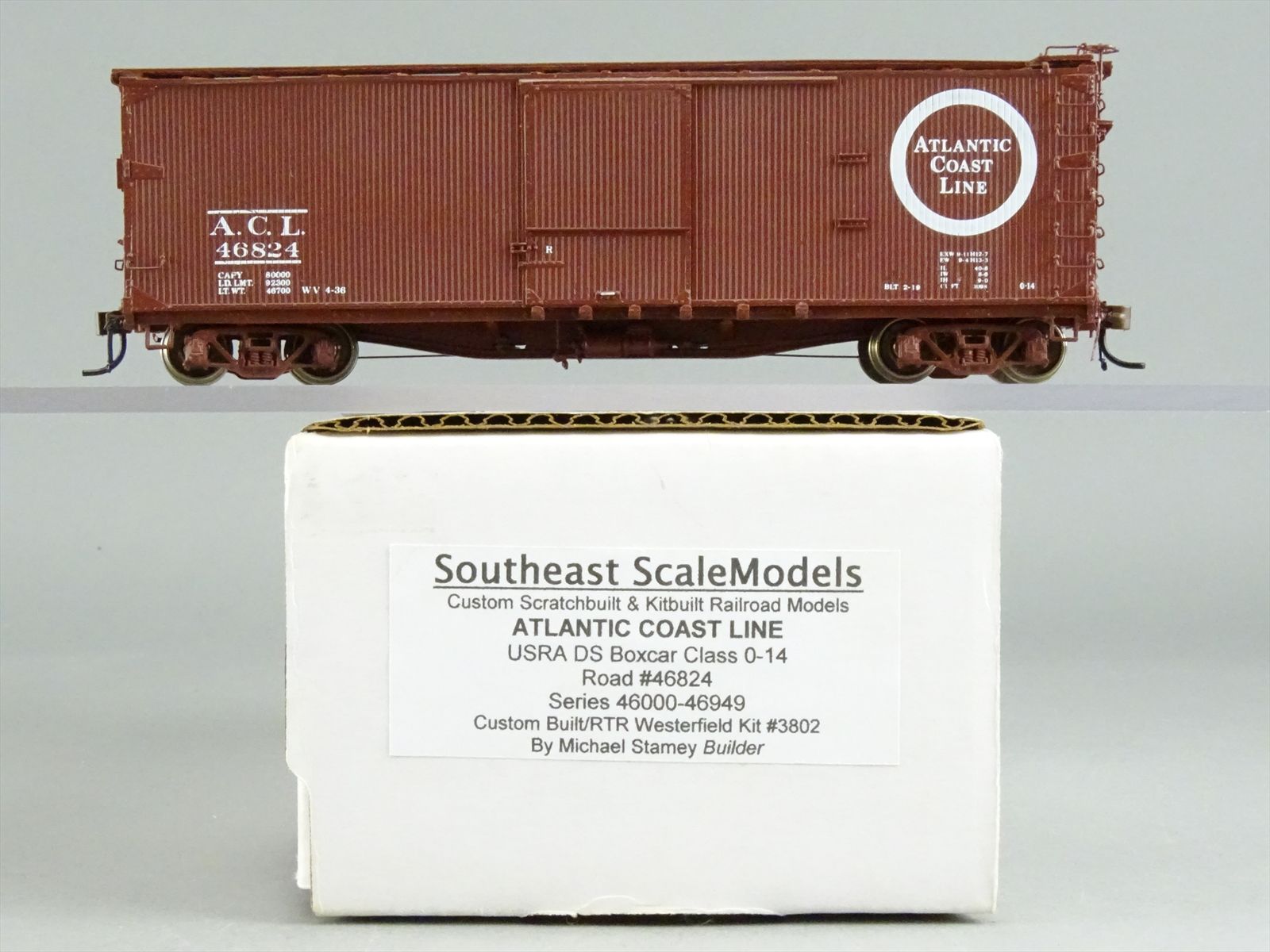 HO Built-Up Model - Southeast Scale Models from Westerfield 3802 ACL ...
