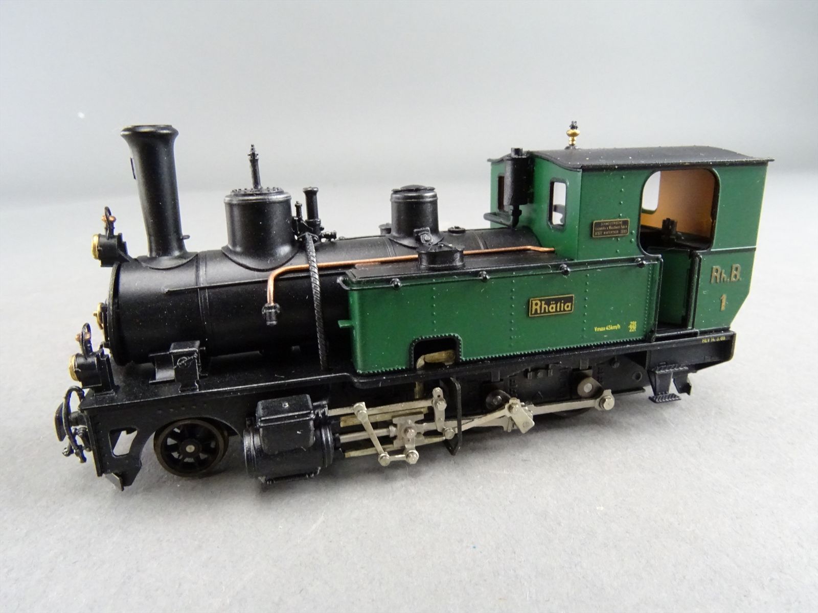 HOm Brass Model - Ferro-Suisse RhB Rhätische Bahn Dampflok G3/4 2-6-0 ...