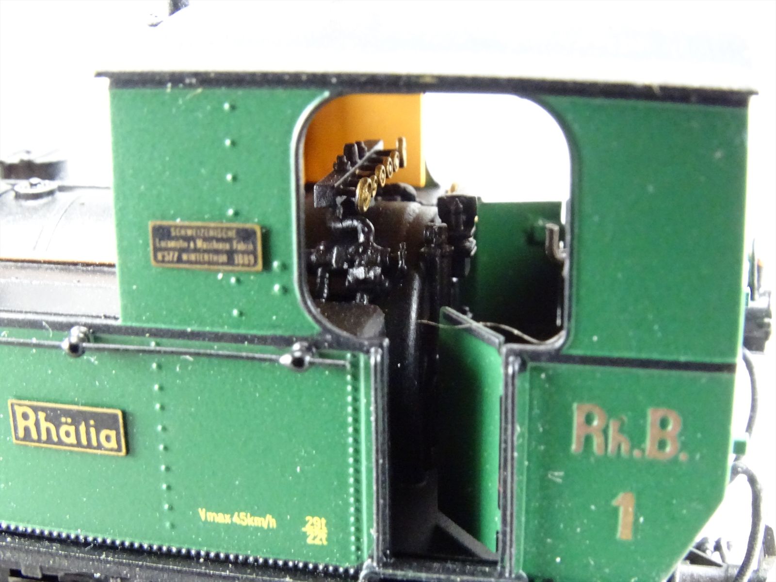 HOm Brass Model - Ferro-Suisse RhB Rhätische Bahn Dampflok G3/4 2-6-0 ...