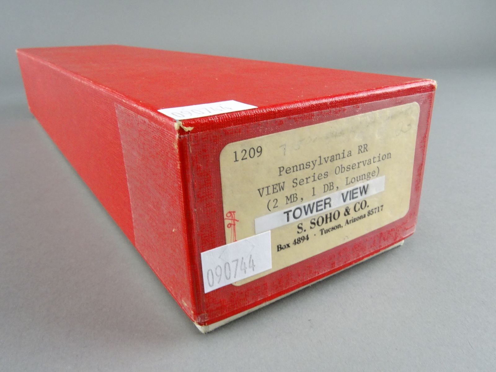 HO Brass Model - Soho 1209 2-1 Sleeper Lounge Observation Tower View ...