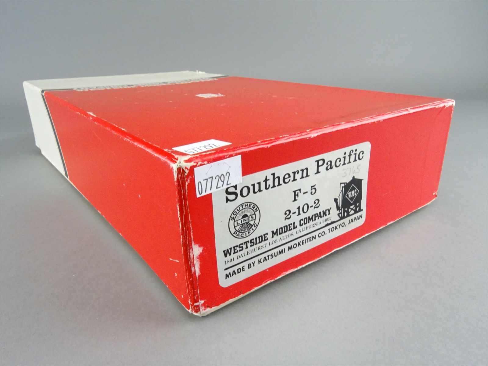 BARGAIN BRASS HO Brass Model - WMC SP Southern Pacific 2-10-2 F-5 #3765 ...