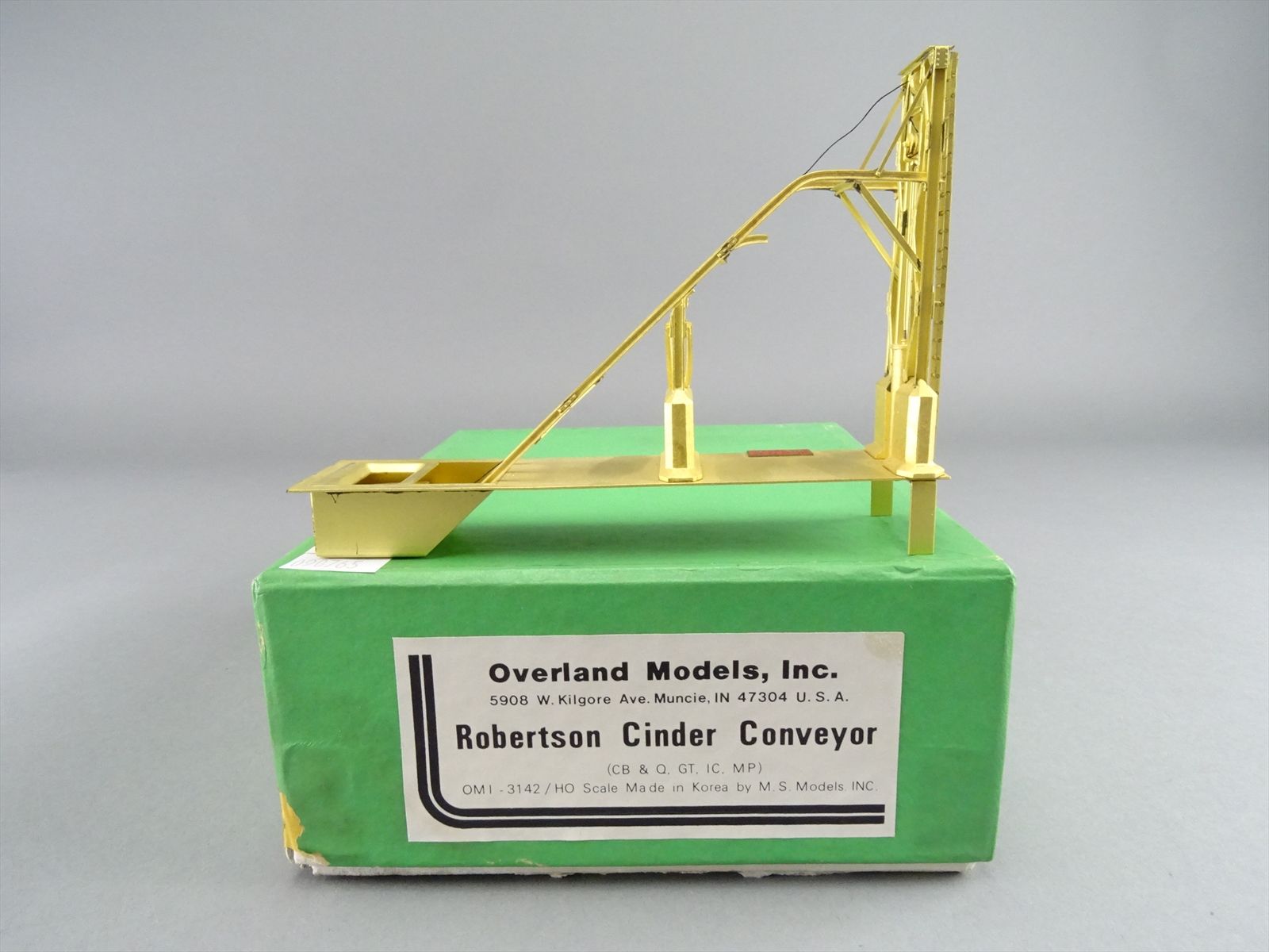 HO Scale Brass Model Structure - Overland OMI 3142 Robertson Cinder ...