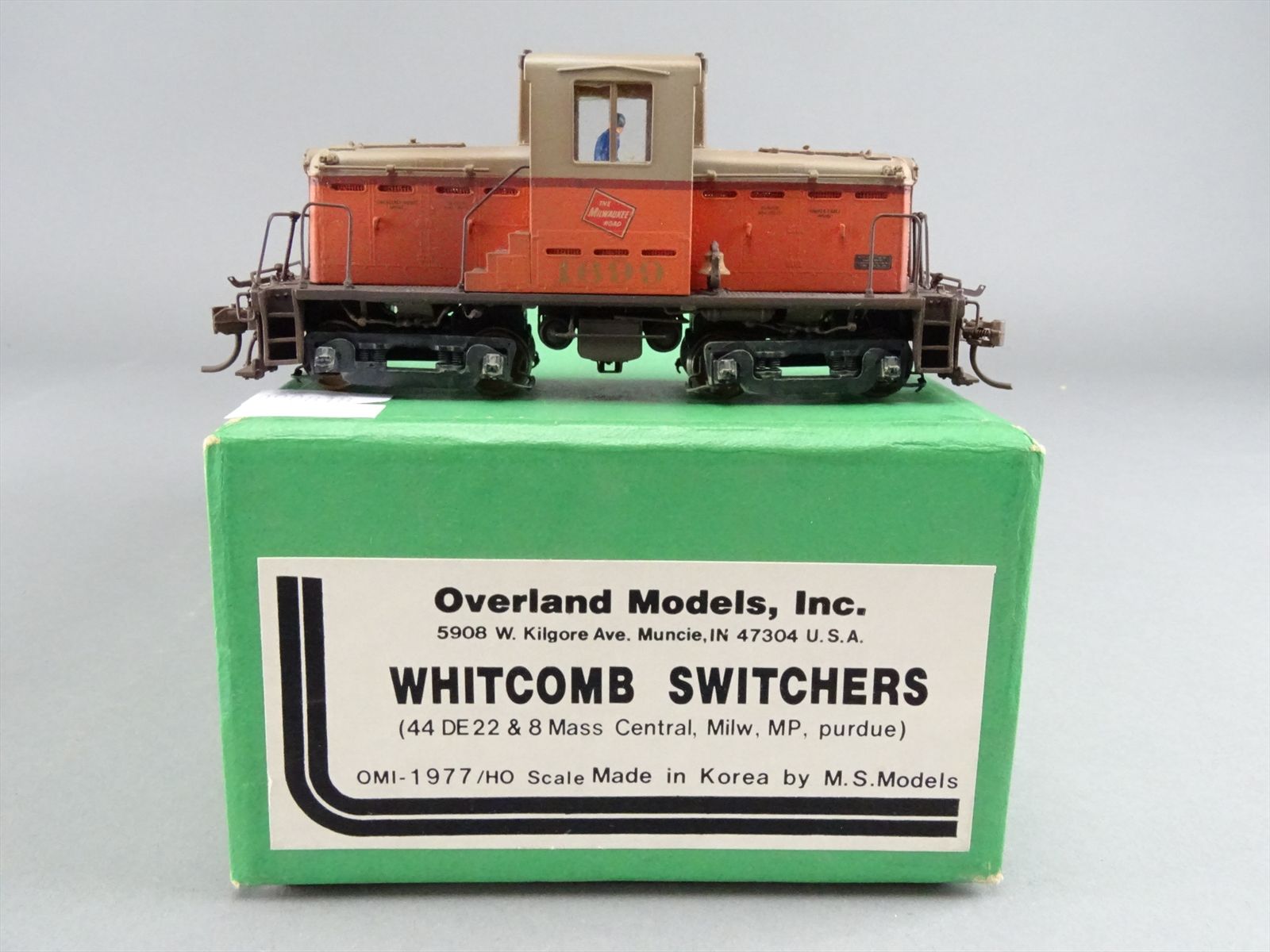 HO Brass Model - OMI 1977 Milwaukee Road Whitcomb Switcher #1699 ...