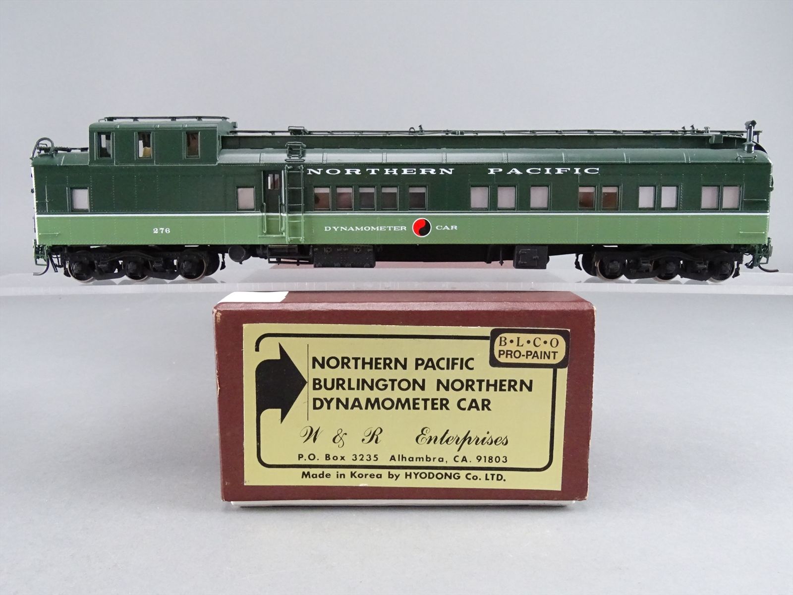 HO Brass Model - W&R NP Northern Pacific Dynamometer Car #276 - Pro ...