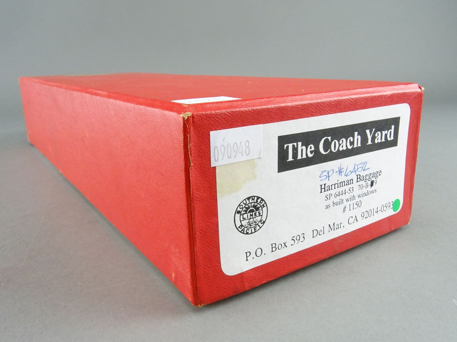 HO Brass Model - TCY 1150 SP Southern Pacific Harriman Baggage #6452 ...