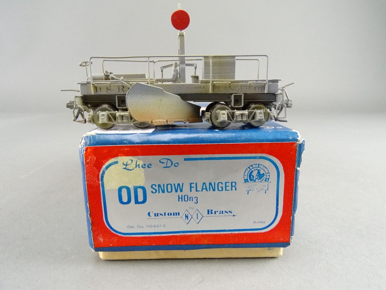 HOn3 Brass Model - NJCB RS-657-3 D&RGW Rio Grande OD Snow Flanger - Pro ...