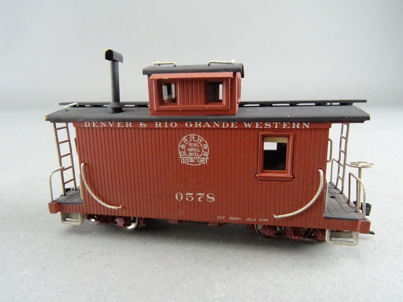 HOn3 Brass Model - PFM United D&RGW Rio Grande Short Caboose #0578 ...
