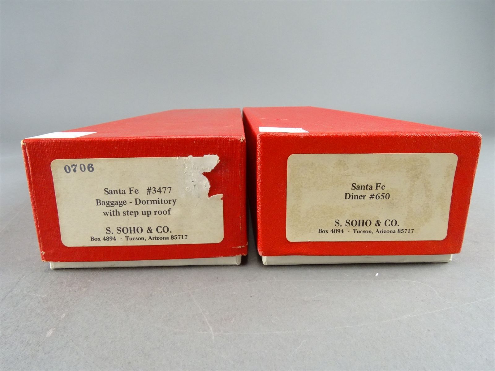 HO LOT - 4 Soho Boxes ONLY - NO MODELS - Excellent Condition - As They Are