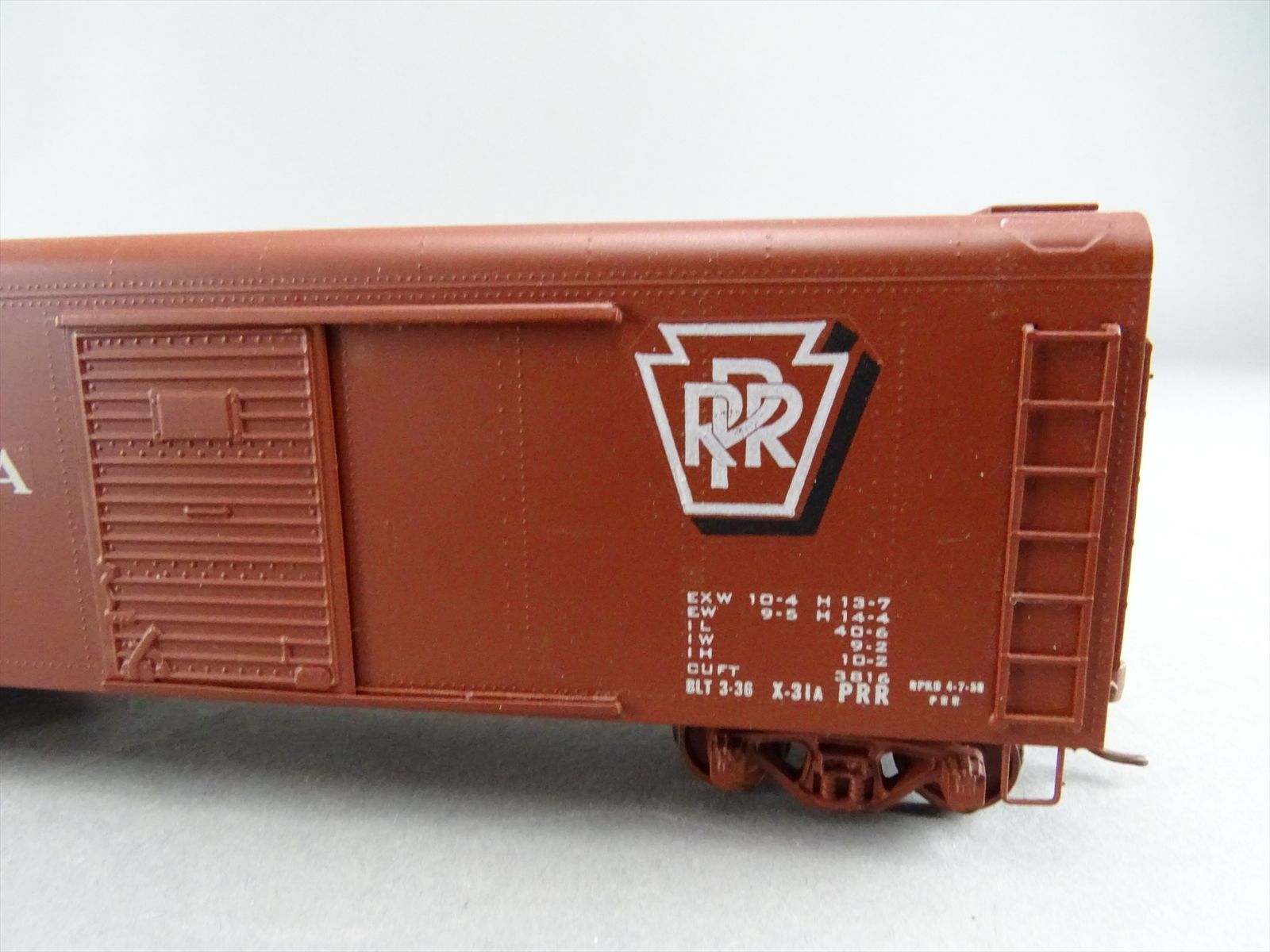 HO Brass Model - NPP Nickel Plate PRR Pennsylvania 40' Wood Boxcar Box ...