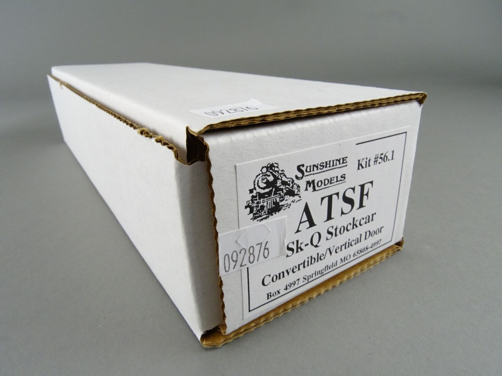 HO Model Freight Car - Sunshine Models Kit #56.1 ATSF - Sk-Q Stock Car ...