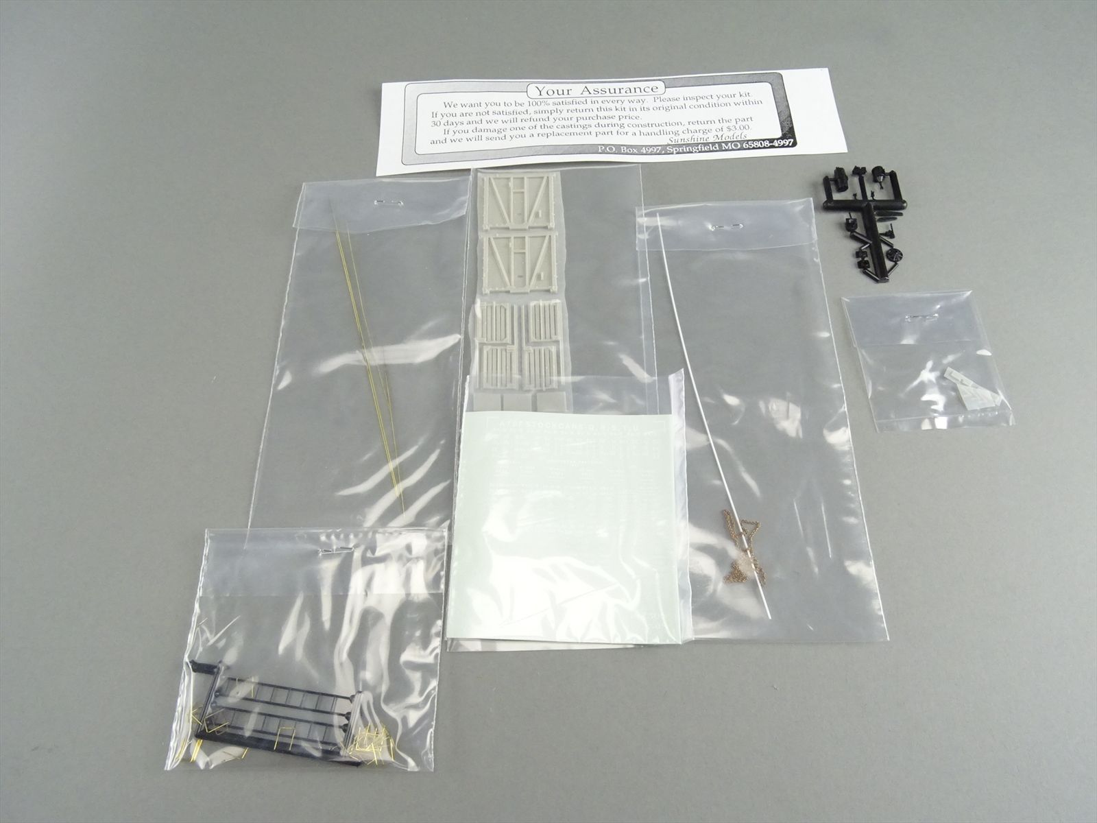 HO Model Freight Car - Sunshine Models Kit #56.4 ATSF - Sk-S Stock Car ...