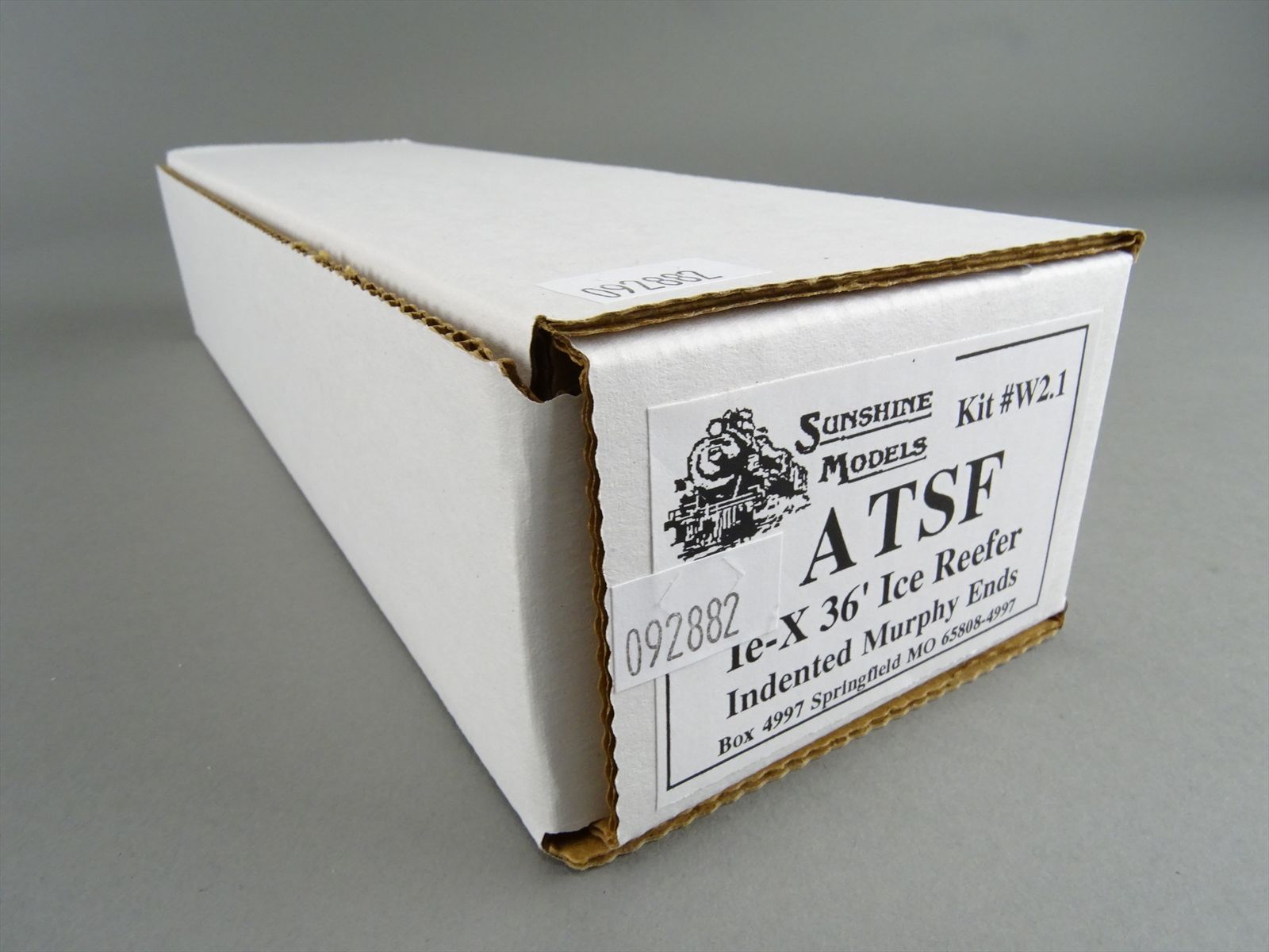 HO Model Freight Car - Sunshine Models Kit #W2.1 ATSF - Ie-X 36' Ice ...