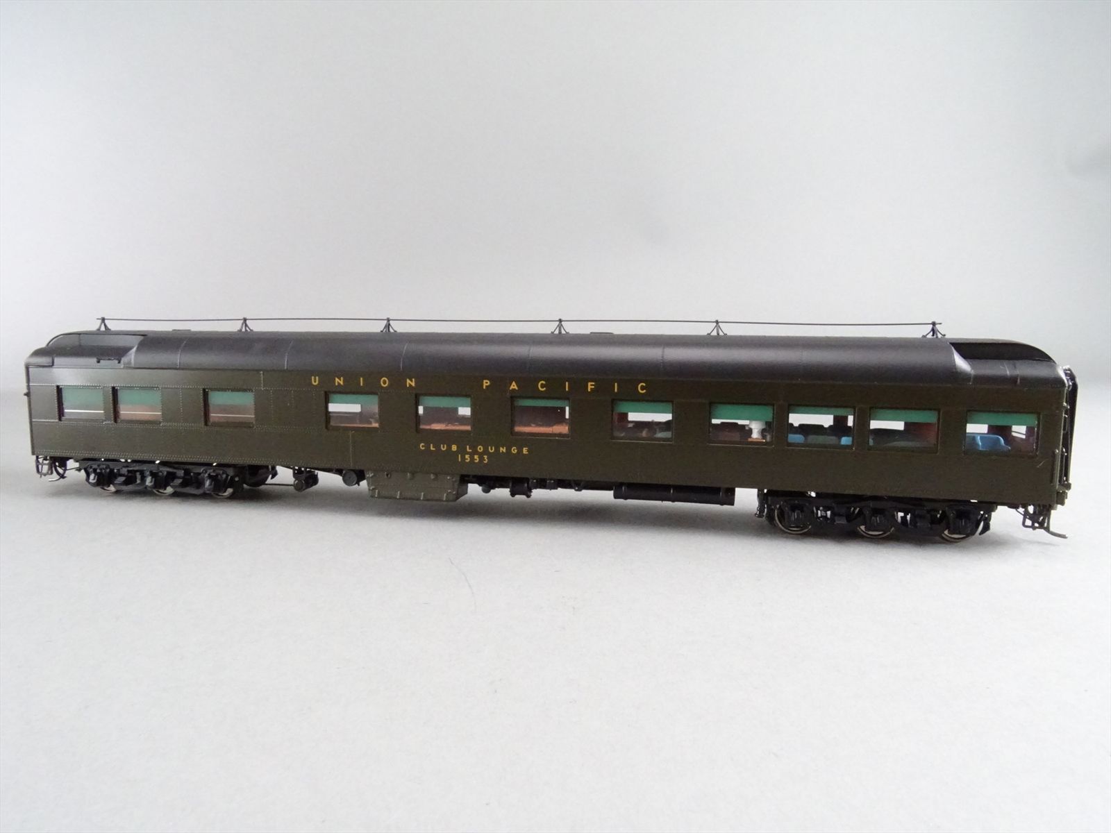 HO Scale Brass Model Train - TCY-1355.1 UP HW Club Lounge #1553
