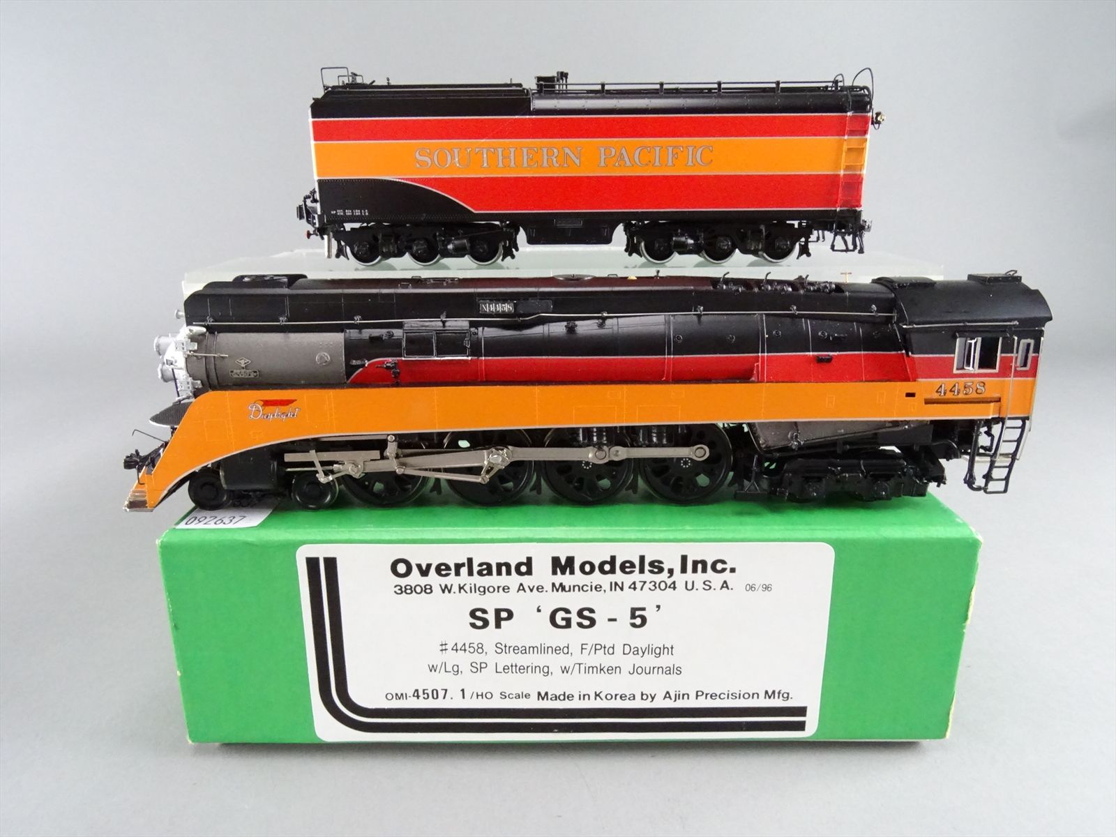 HO Brass Model - OMI 4507.1 SP Southern Pacific GS-5 4-8-4 Streamlined Daylight Skyline Casing ...