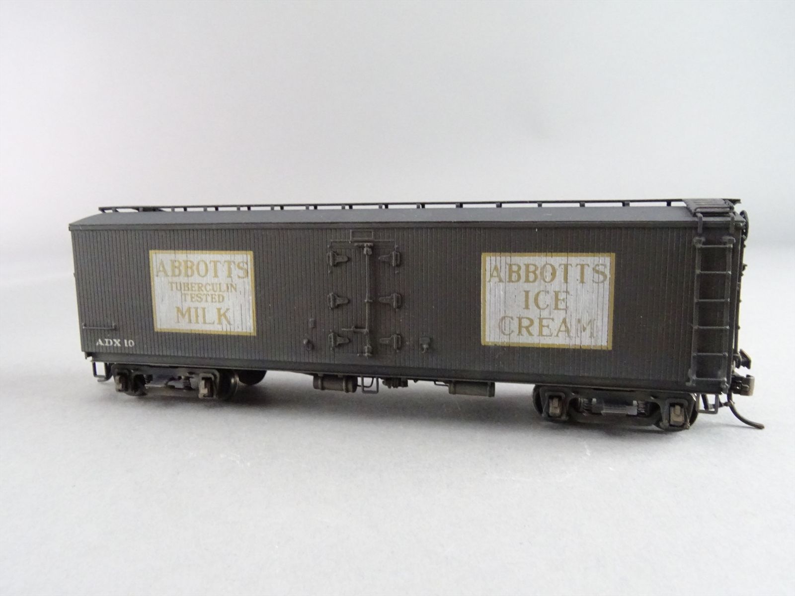 HO Brass Model - PSC ADX Abbott's Milk 41' Round Roof Milk Car #10 - F ...