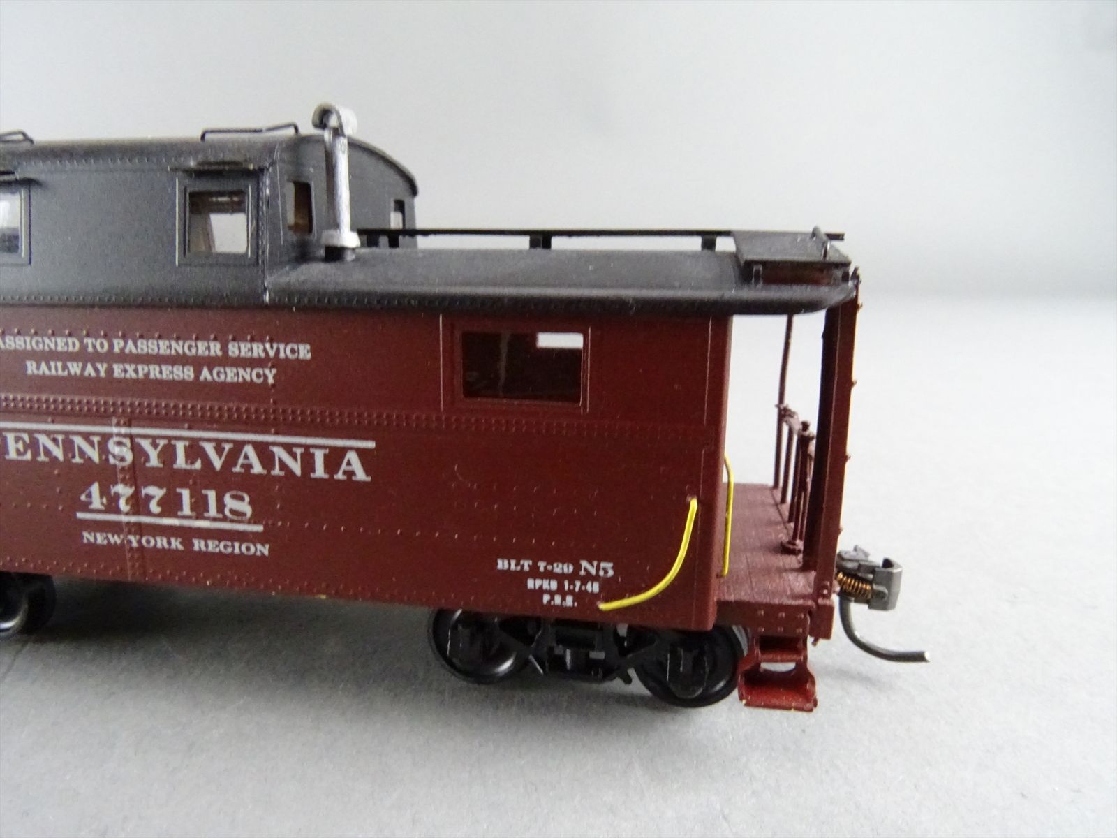 HO Brass Model - Sunset PRR Pennsylvania Steel Cabin Car N5A Caboose No ...