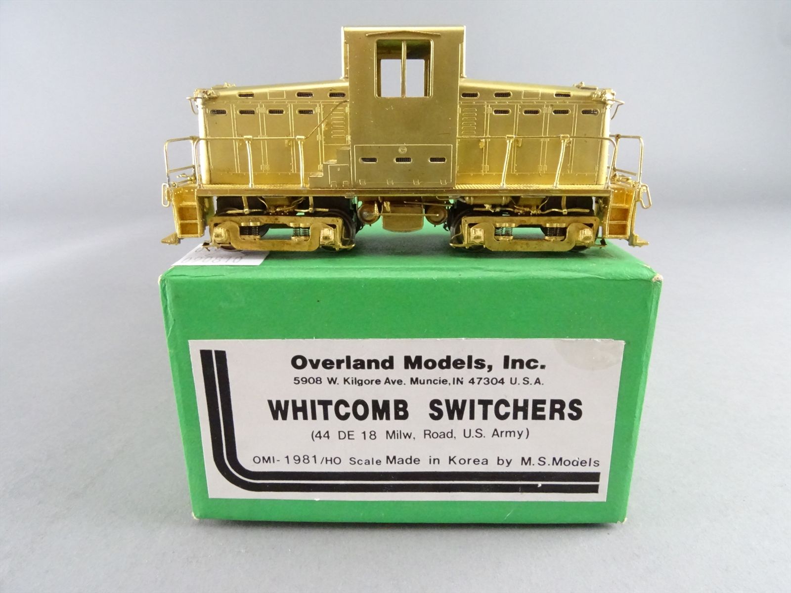 HO Brass Model - OMI 1981 Milwaukee Road Whitcomb Switcher - Unpainted ...