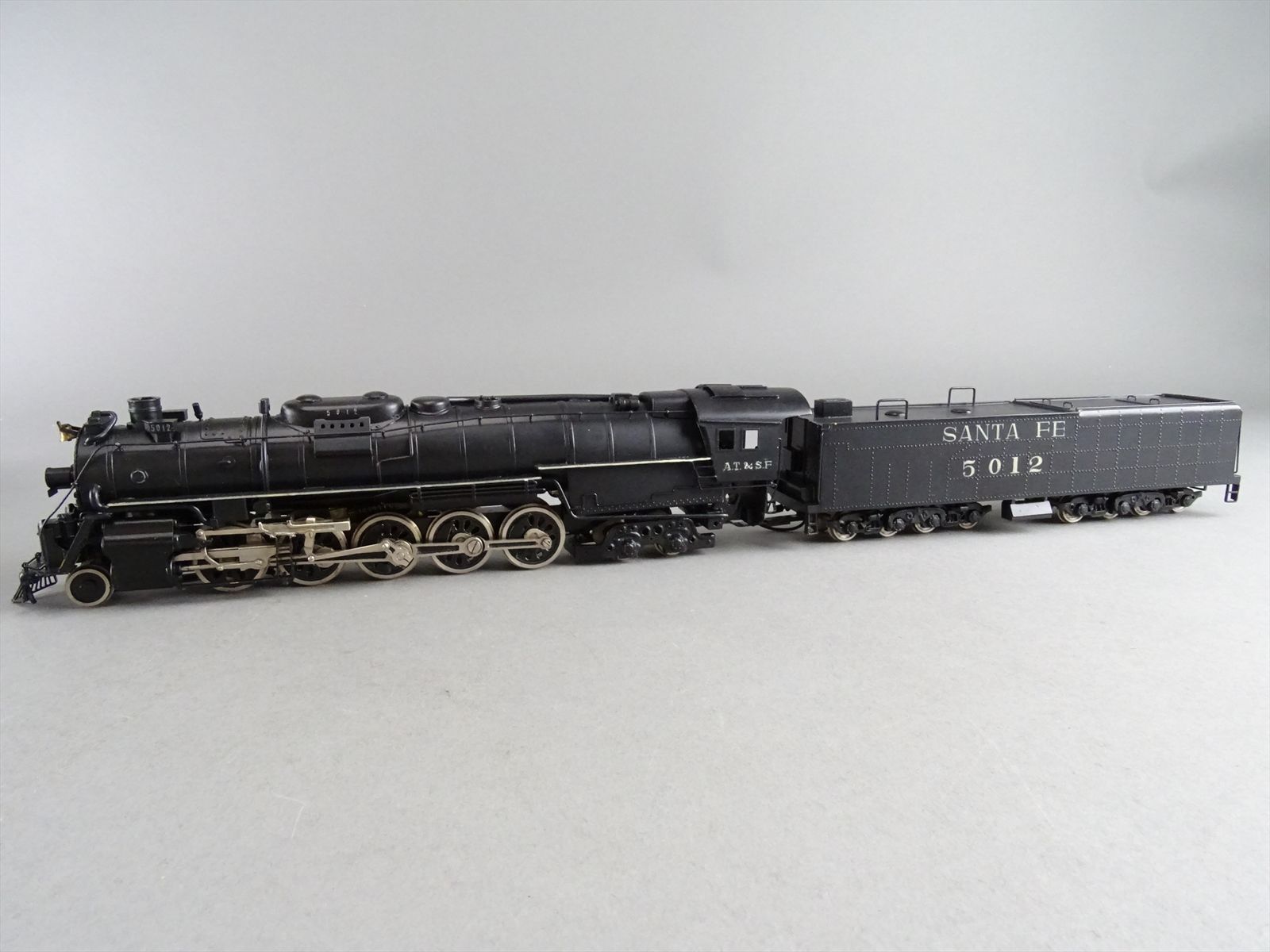 HO Brass Model Train - PFM 1949 Tenshodo ATSF Santa Fe 2-10-4 #5011 ...