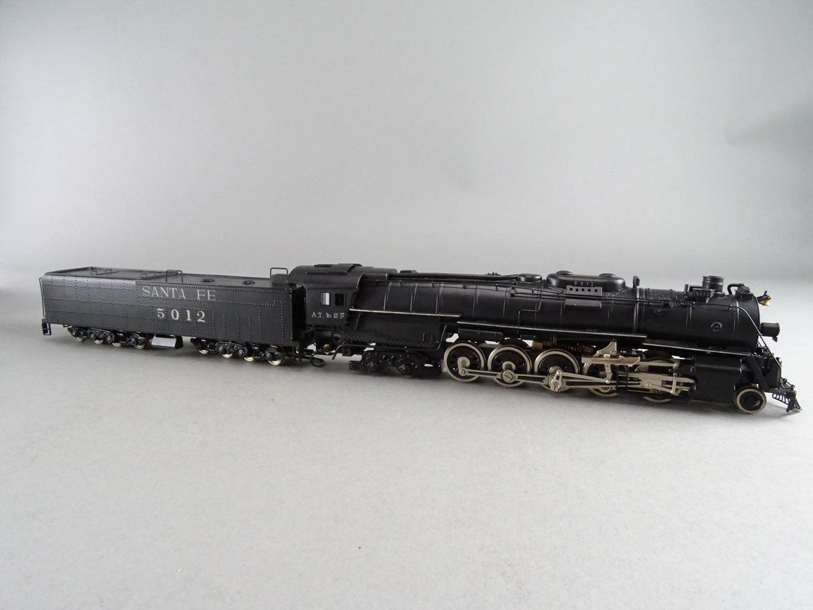 HO Brass Model Train - PFM 1949 Tenshodo ATSF Santa Fe 2-10-4 #5011 ...