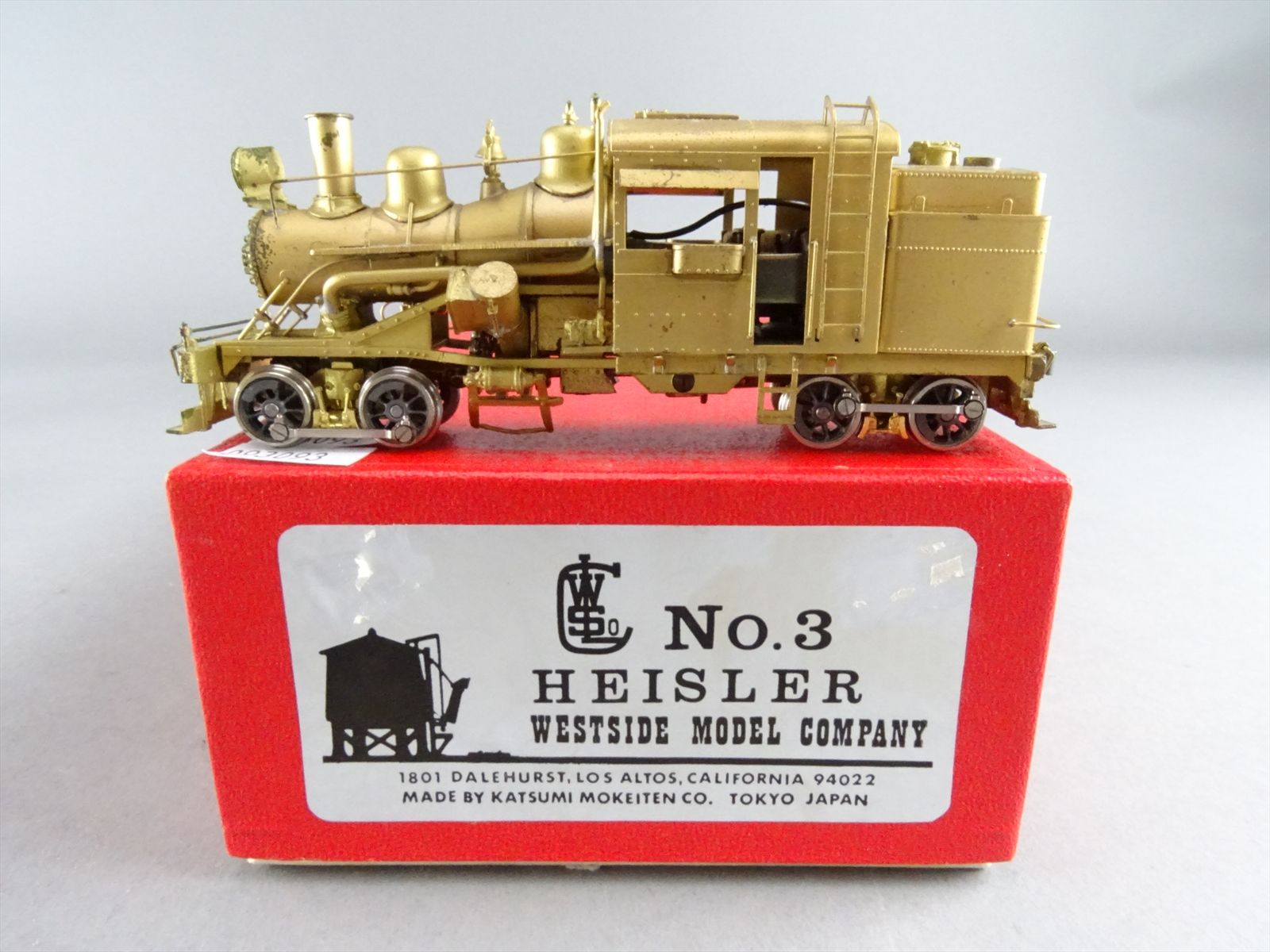 HO / HOn3 Brass Model Train - WMC Westside Model Company Heisler No. 3 ...