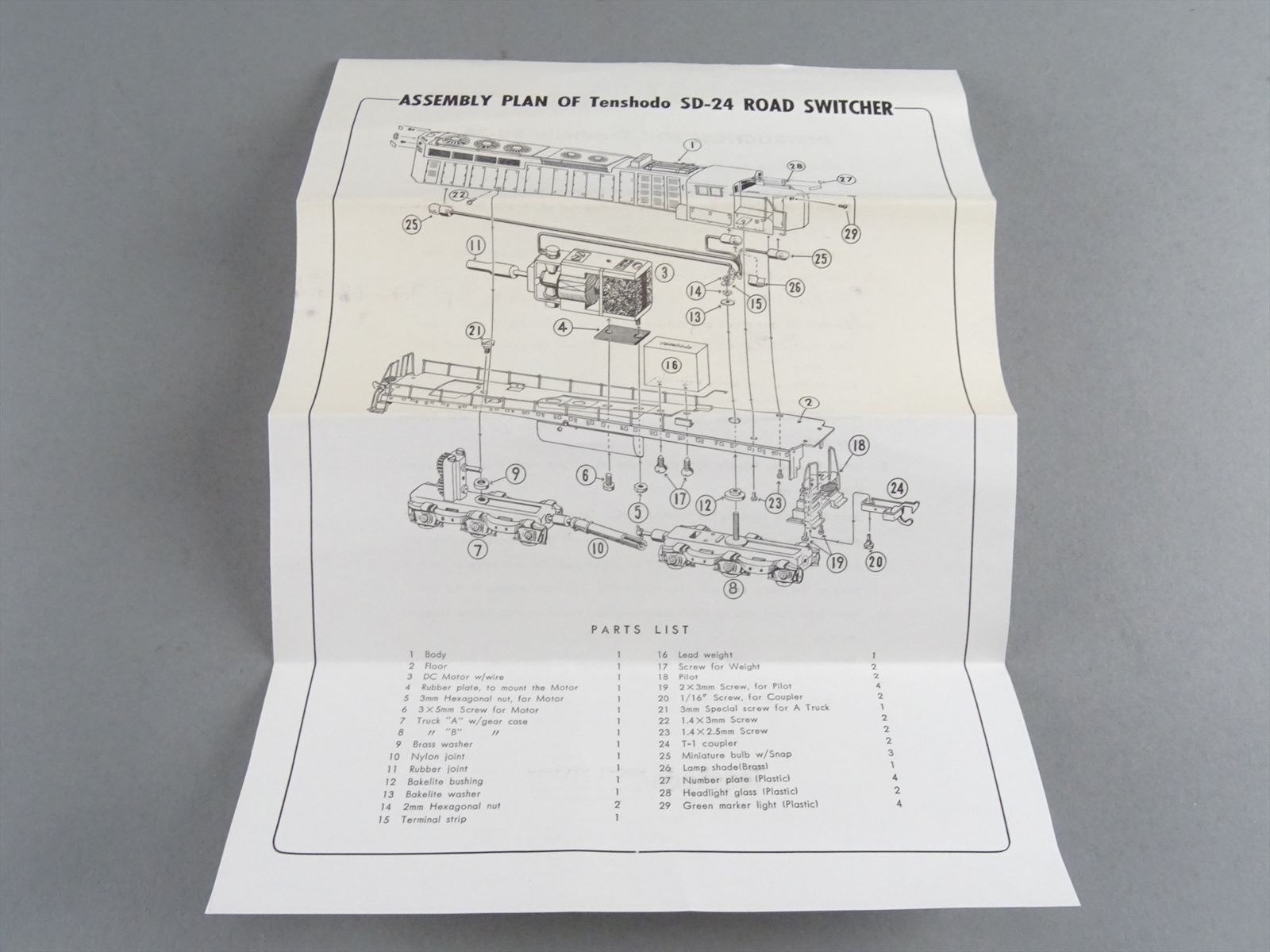HO Brass Model - PFM Tenshodo 141 UP Union Pacific SD-24 #405 - F/P