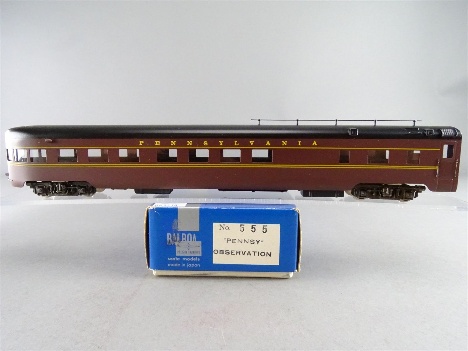 HO Brass Model - Balboa 551 PRR Pennsylvania Observation Car - F/P ...