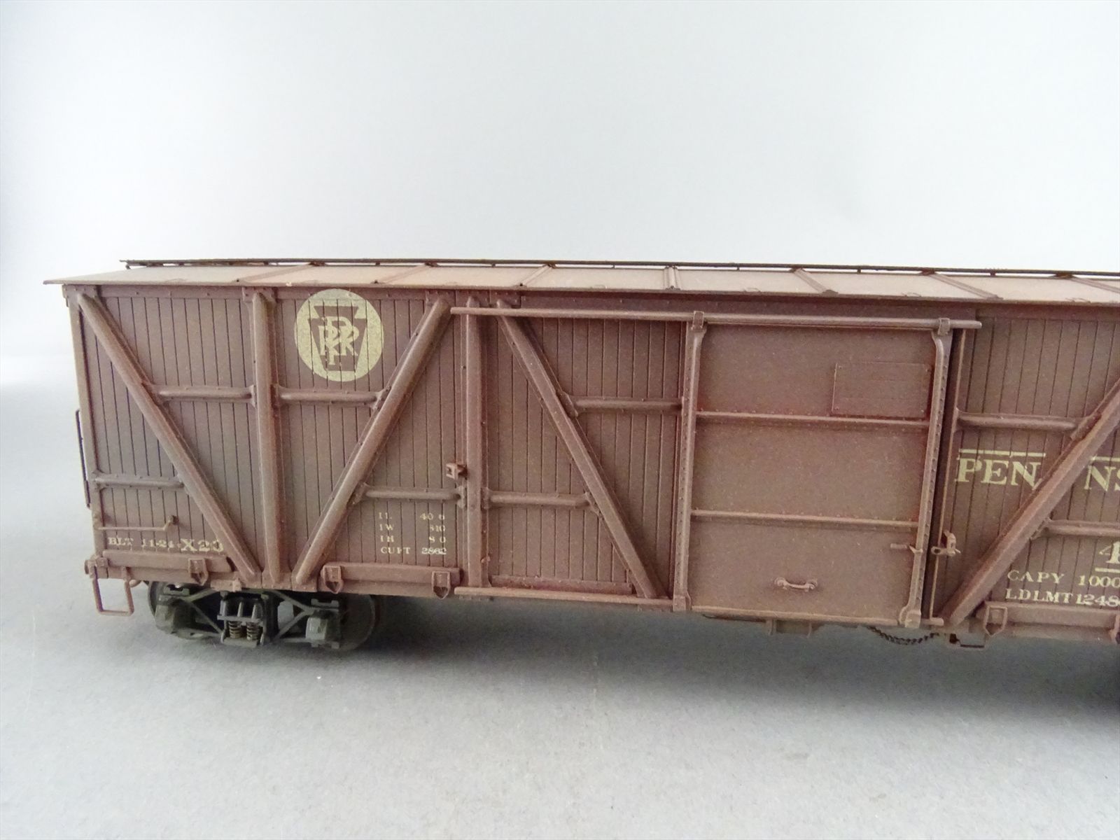 O Brass Model - PL PL-200 PRR Pennsylvania X-23 Boxcar #40057 - Pro ...