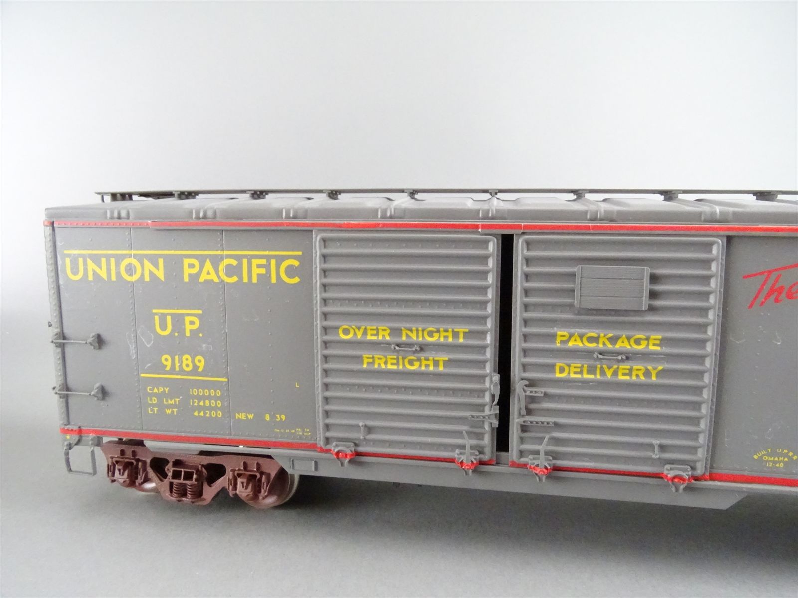 O Brass Model - Beaver Creek UP Union Pacific Express Boxcar #9189 - Custom