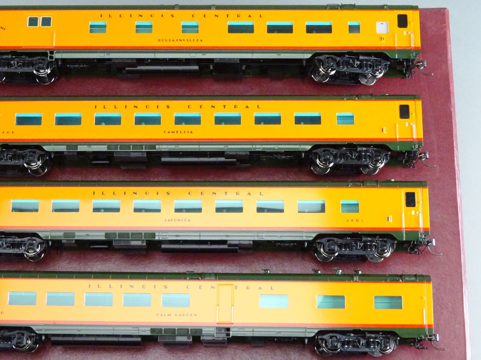 HO Brass Model Passenger Set - Railway Classics IC 1940 CIty of Miami 7 ...