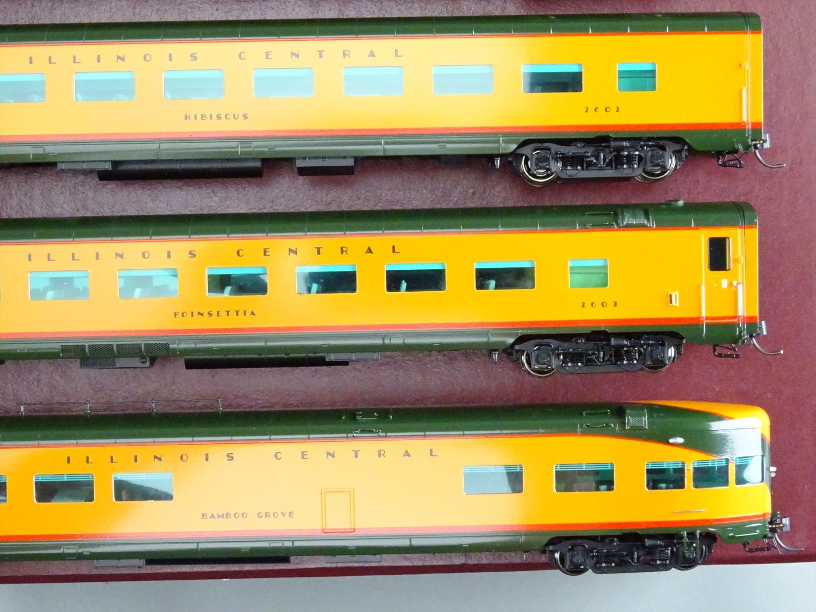 HO Brass Model Passenger Set - Railway Classics IC 1940 CIty of Miami 7 ...