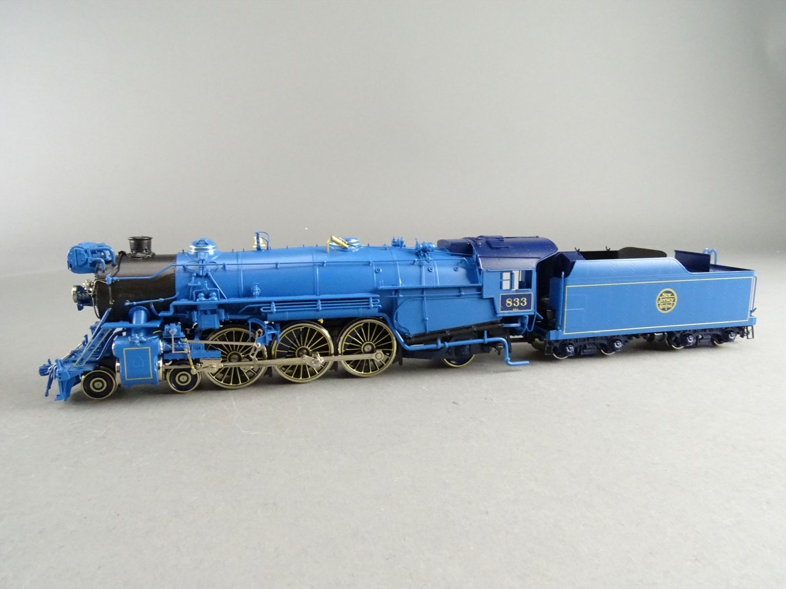 HO Brass Model - OMI 1489.1 CNJ Jersey Central G-3 4-6-2 Royal Blue ...