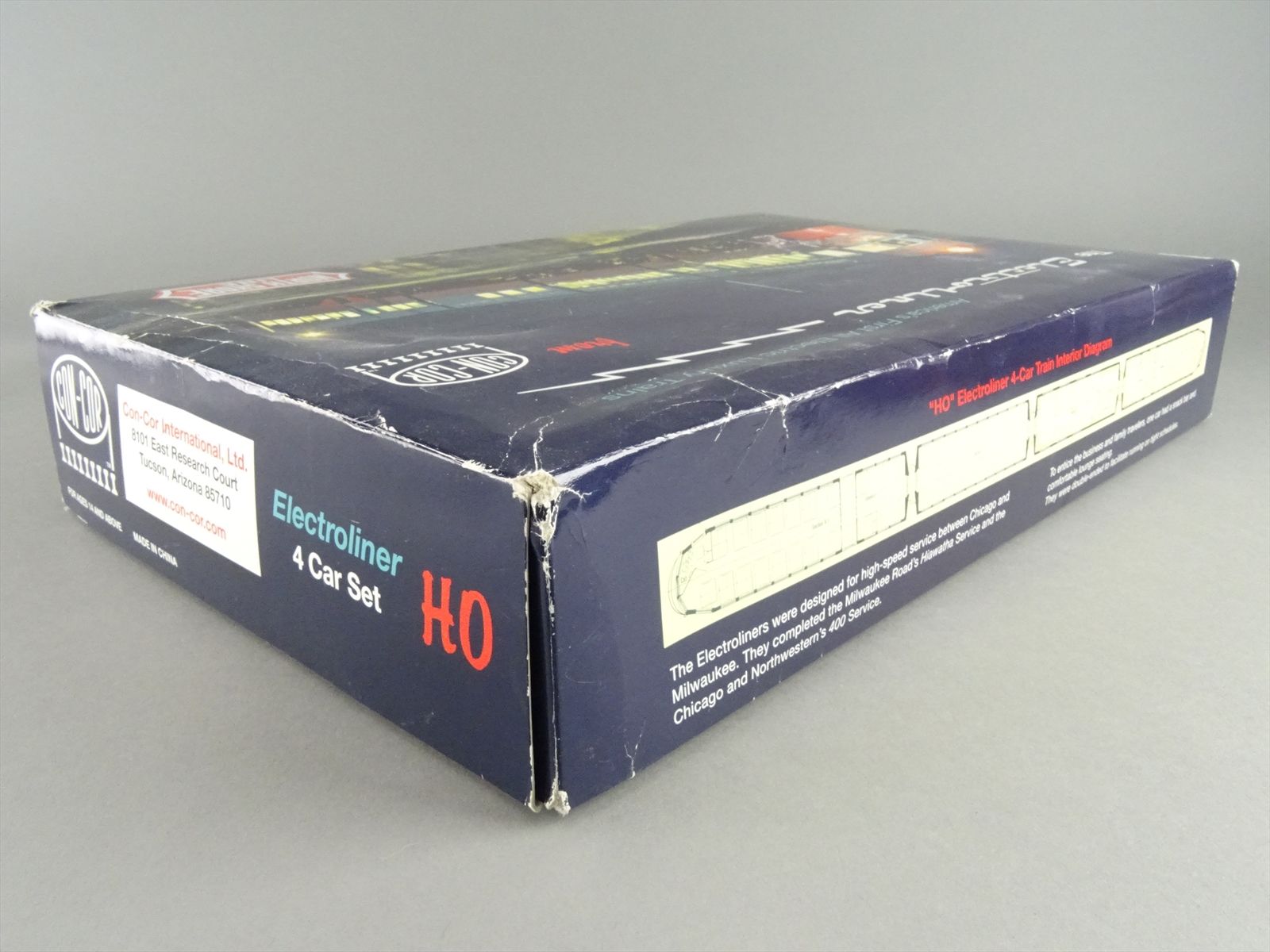 HO Scale Con-Cor 01-008719 North Shore Electroliner Powered 4-Car ...