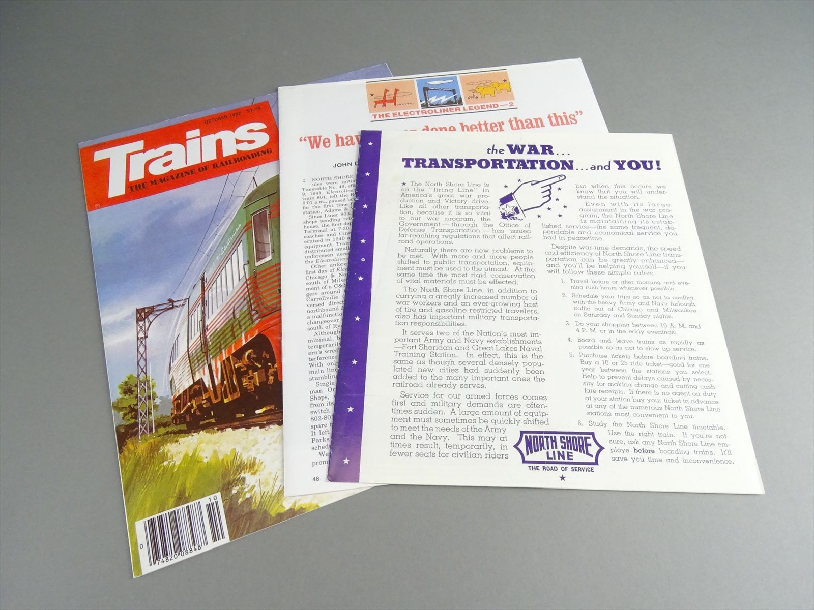 HO Scale Con-Cor 01-008719 North Shore Electroliner Powered 4-Car ...