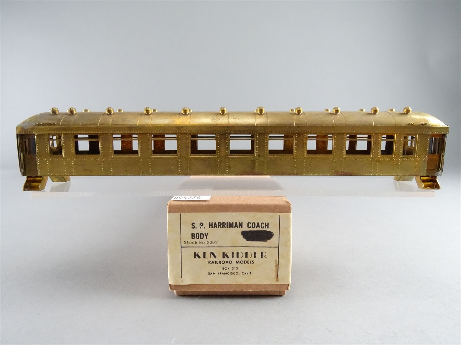 HO Brass Model - KK Ken Kidder 2002 SP Southern Pacific Harriman Coach ...