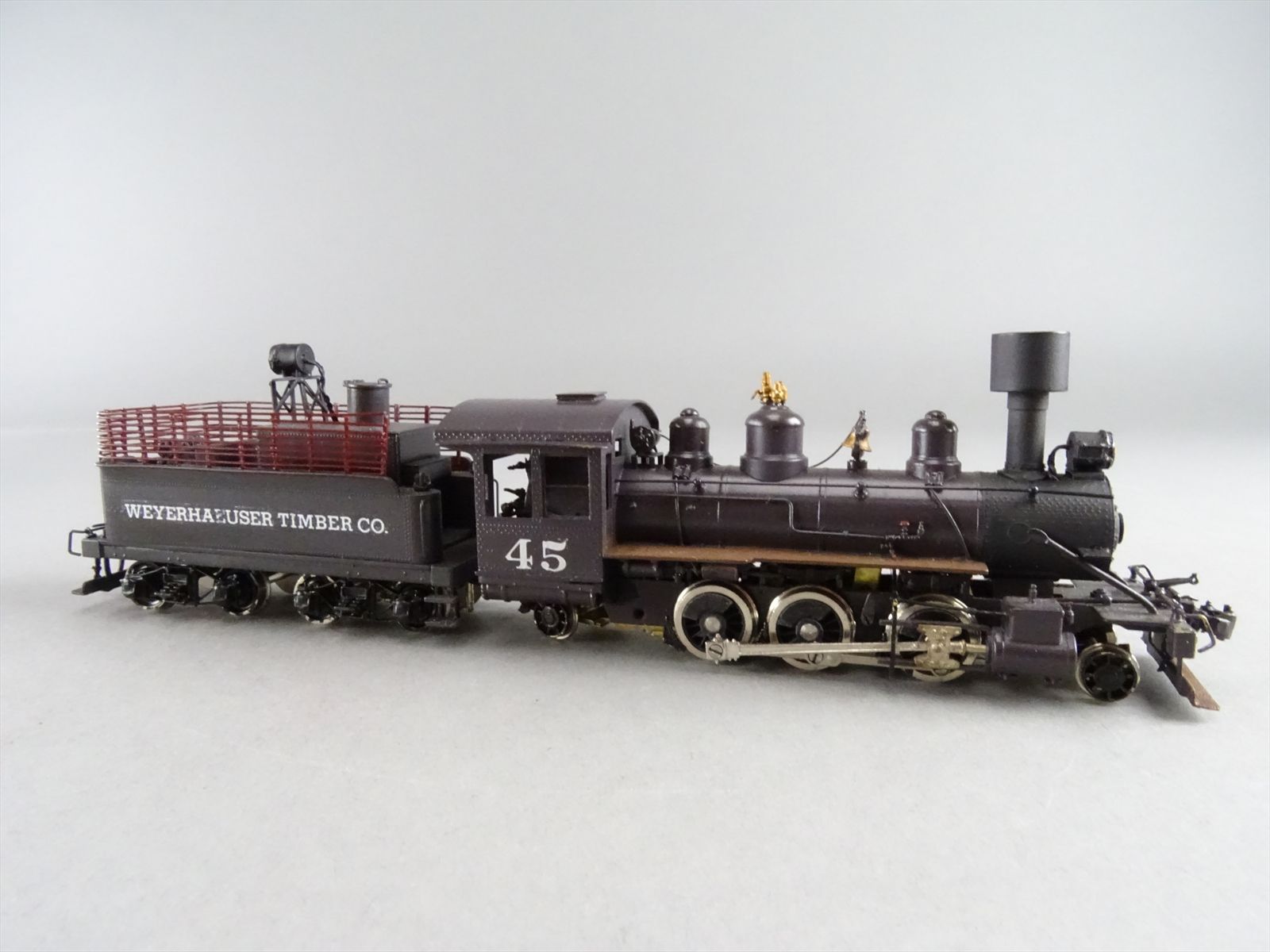 HO Brass Model - PFM Rayonier 2-6-2 Logging Loco #45 - Custom - Samhongsa