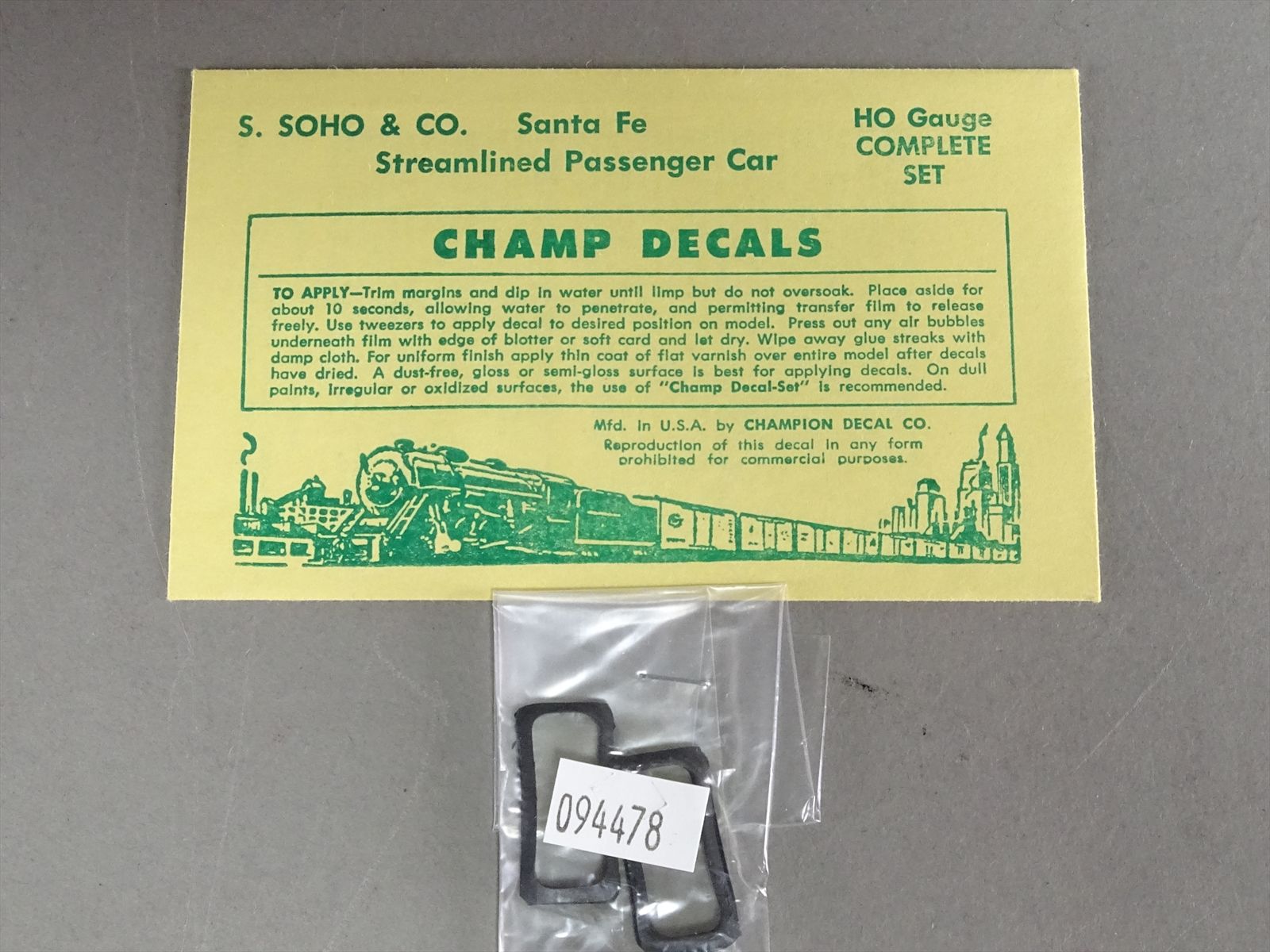 HO Brass Model - Soho 0701 AT&SF Santa Fe Hi-Level Transition Coach ...